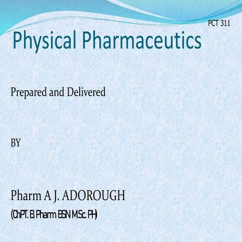 SOLID DOSAGE FORMS FOR PHARMACY STUDENTS | PPT