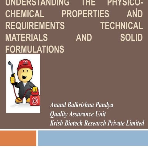 Data requirements for Solid formulations | PPT
