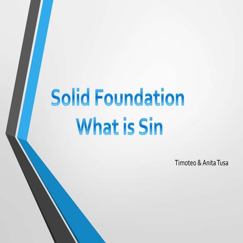 Solid foundation study 3 pres | PPT