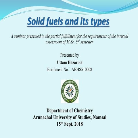 Solid fuel | PPTX