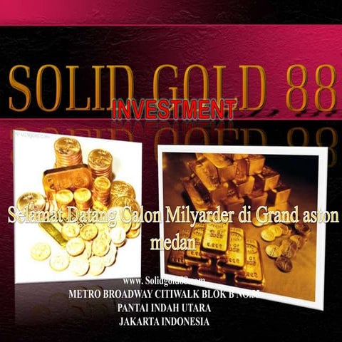 Solid gold 88 investment | PPTX