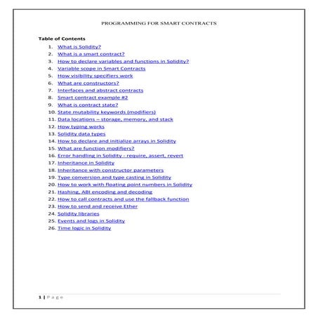 Solidity Programming Solidity Programming Docx Programming