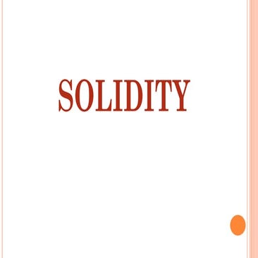 Solidity Programmingpptx 