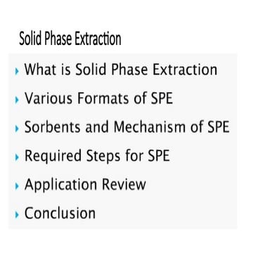 Solid Phase Extraction.ppt, advanced analytical chemistry for Post Master student | PPTX