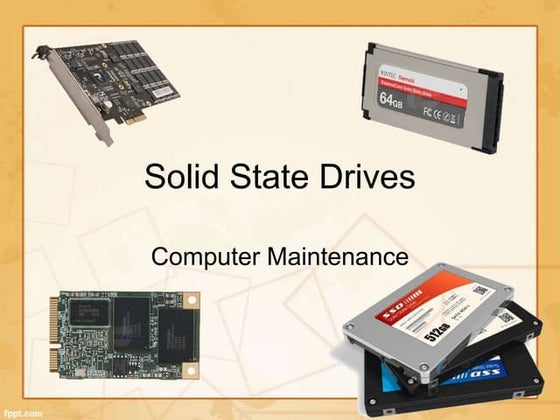 Solid state drive (ssd) | PPT