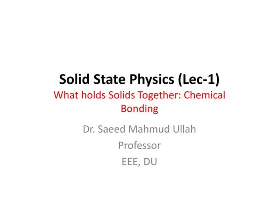 Ionic and Covalent bond | PPT