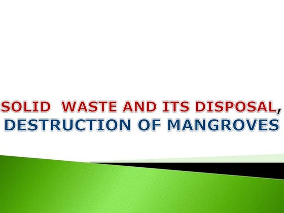 Impact of Solid waste on Health and Environment | PPTX | Environmental ...