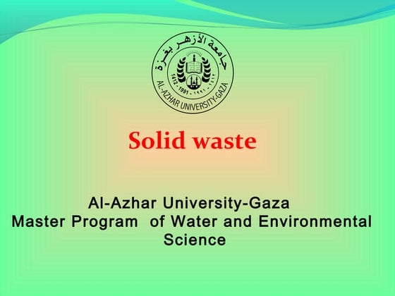 Impact of Solid waste on Health and Environment | PPT
