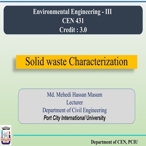 Lecture Solid waste characterization.ppt