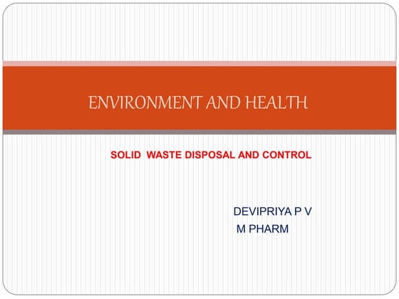daada Chapter two waste managemet | PPT