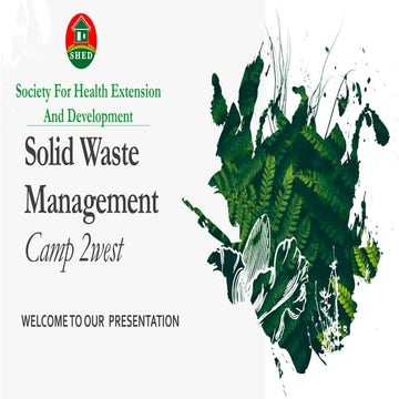Solid Waste Management Bangladesh Rohinga camp.ppt