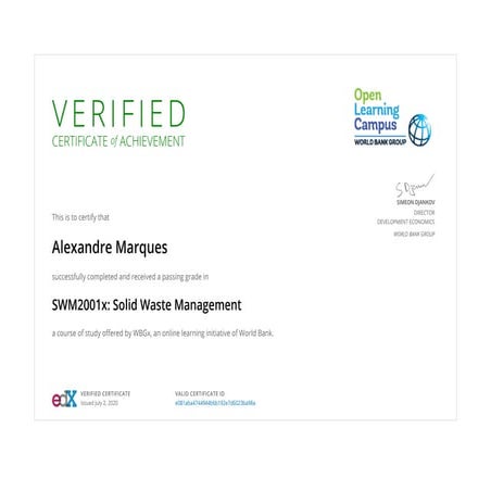 Solid Waste Management | edX 2020 | PDF