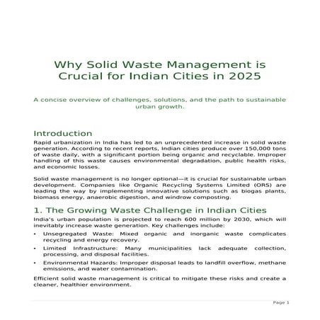 Why Solid Waste Management is Crucial for Indian Cities in 2025.pdf
