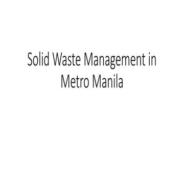 Solid Waste Management in Metro Manila.pptx