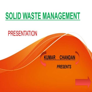 Solid waste management presentation | PPTX