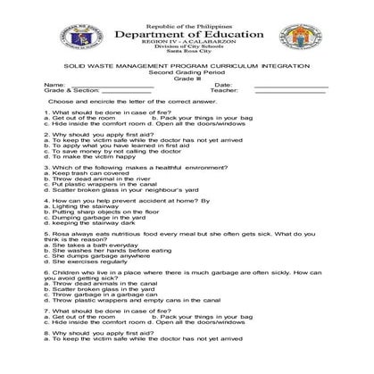 Solid waste management program curriculum integration (2) | DOCX