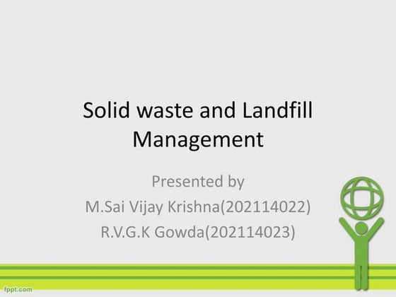 Solid waste management | PPTX
