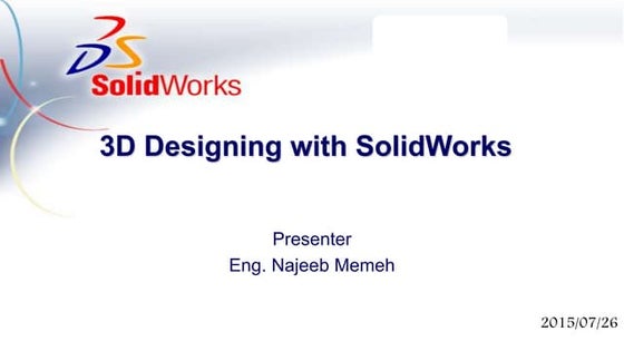 Top 10 New Features in SOLIDWORKS 2019 - 3D CAD | PDF