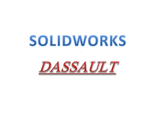 Solid works ppt | PPTX