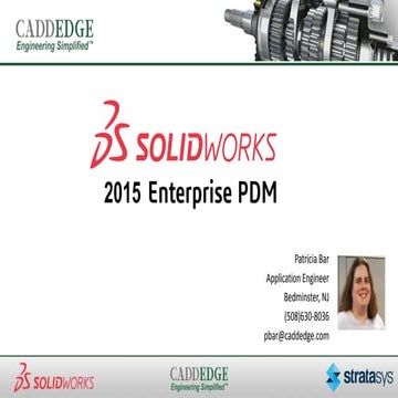 SOLIDWORKS 2015 EPDM | PPT