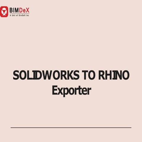 solidworks-to-rhino | PPTX