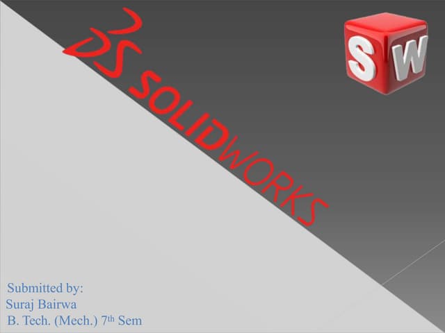 Solidworks ppt | PPTX