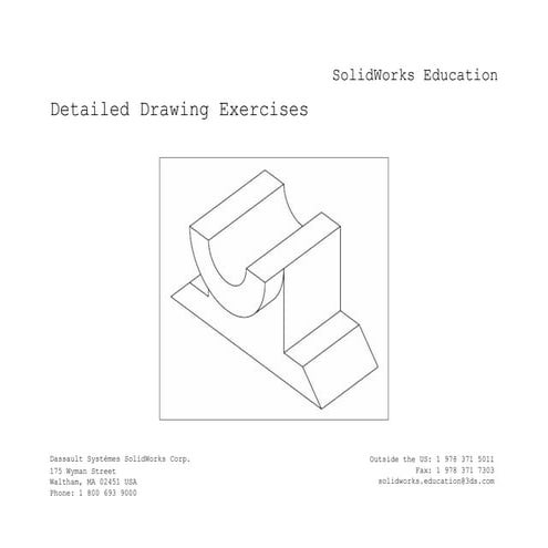 Solidworks basic drawing | PDF