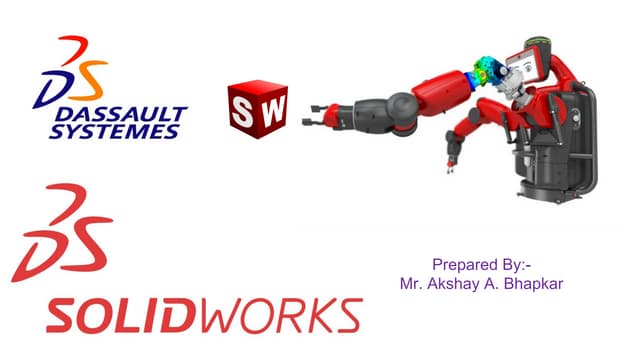Solid works ppt | PPTX