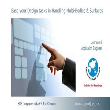 Ease your Design Tasks in Handling Multi-Bodies & Surfaces | PPT