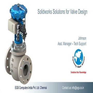 SOLIDWORKS solutions for valve design | PPTX