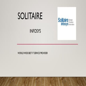 "Solitaire Services: Expert Game Development & Marketing Solutions" | PPTX