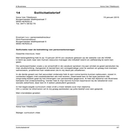 Sollicitatiebrief OFFICIEEL | DOCX