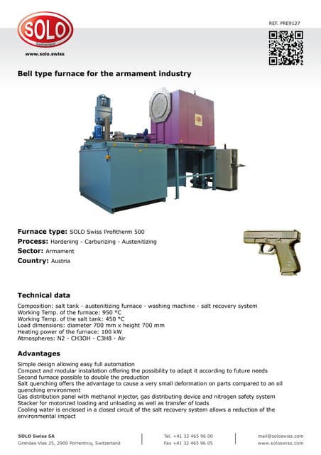Heat treatment line of multiple bell furnaces for hydraulic pumps | PDF