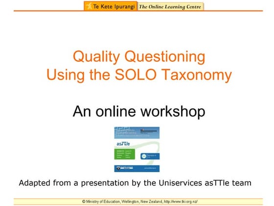 Solo taxonomy complete explanation | PPTX | Homework and Study | Education