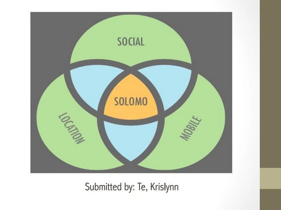 SoLoMo- tion (Jolo Dimaano) | PPT