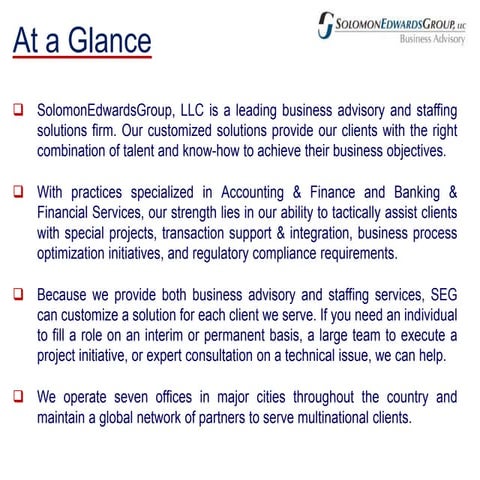 Brian Markley, Partner at Solomon edwards group llc