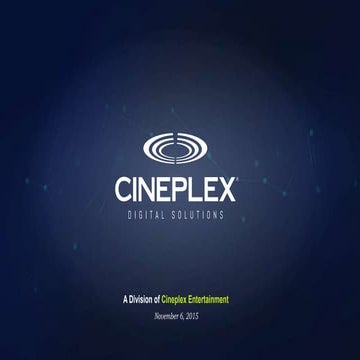 SoLoMo Social Summit 2015 - Cineplex Digital Solutions Mad Hatter ...