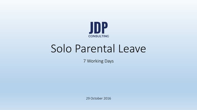 RA11861- Expanded Solo Parents' Welfare Act.pptx | Adoption and ...