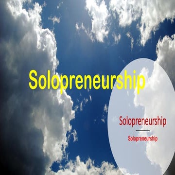 Solopreneurs | PPT