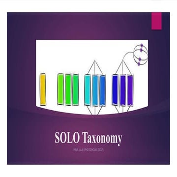 Solo taxonomy | PPT