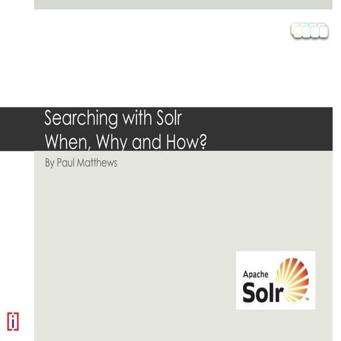 Search with Solr | PPT