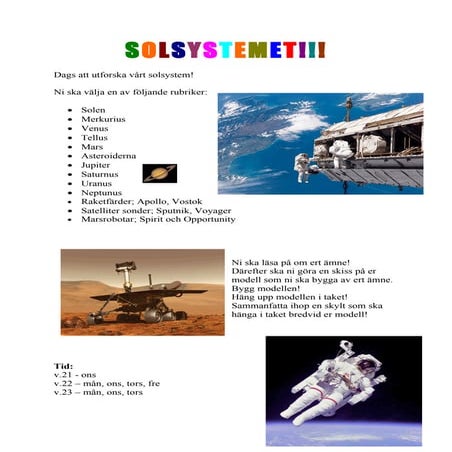 Solsystemet | DOC