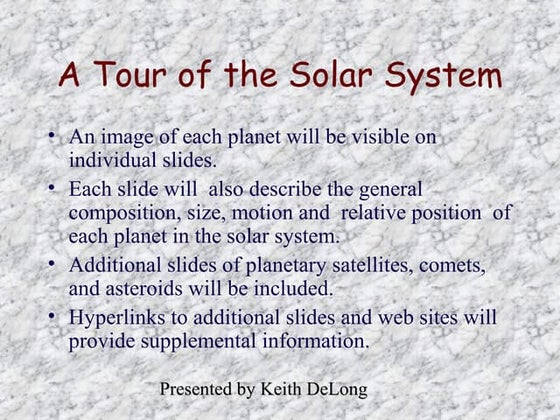 The Inner Planets | PPT | Space and Astronomy | Science