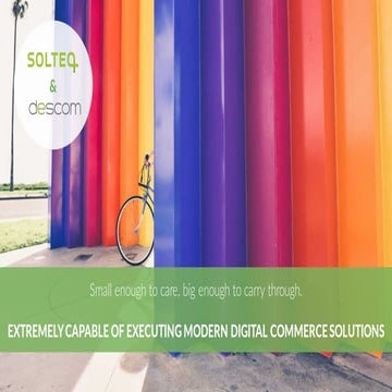 Solteq and Descom – Modern Digital Commerce Service Provider | PPT