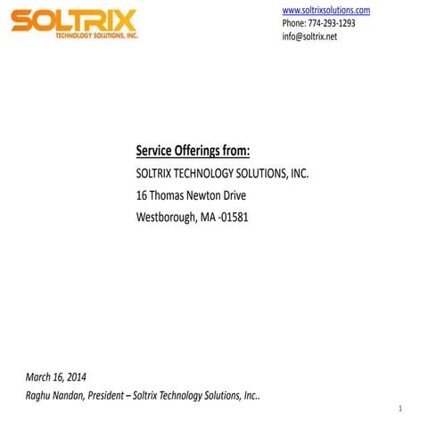 Soltrix summary v2 | PPTX