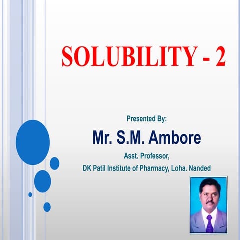 Solubility 2 Ideal Solubility Parameters Regular Solutions Theory Unit Solubility Parameters