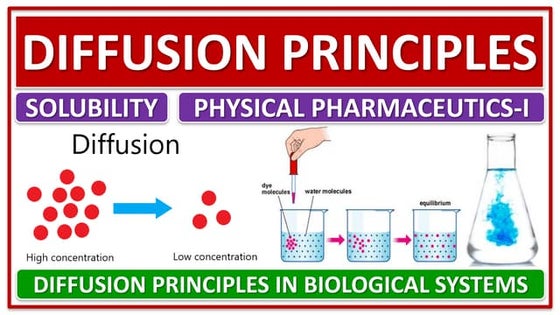 Diffusion principles in biological systems | PPTX