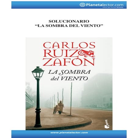 Solucionario La Sombra Del Viento | PDF