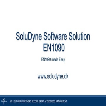 SoluDyne EN1090 Software | PPT