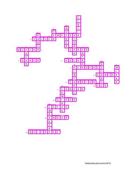 Crucigrama presente-subjuntivo | PDF